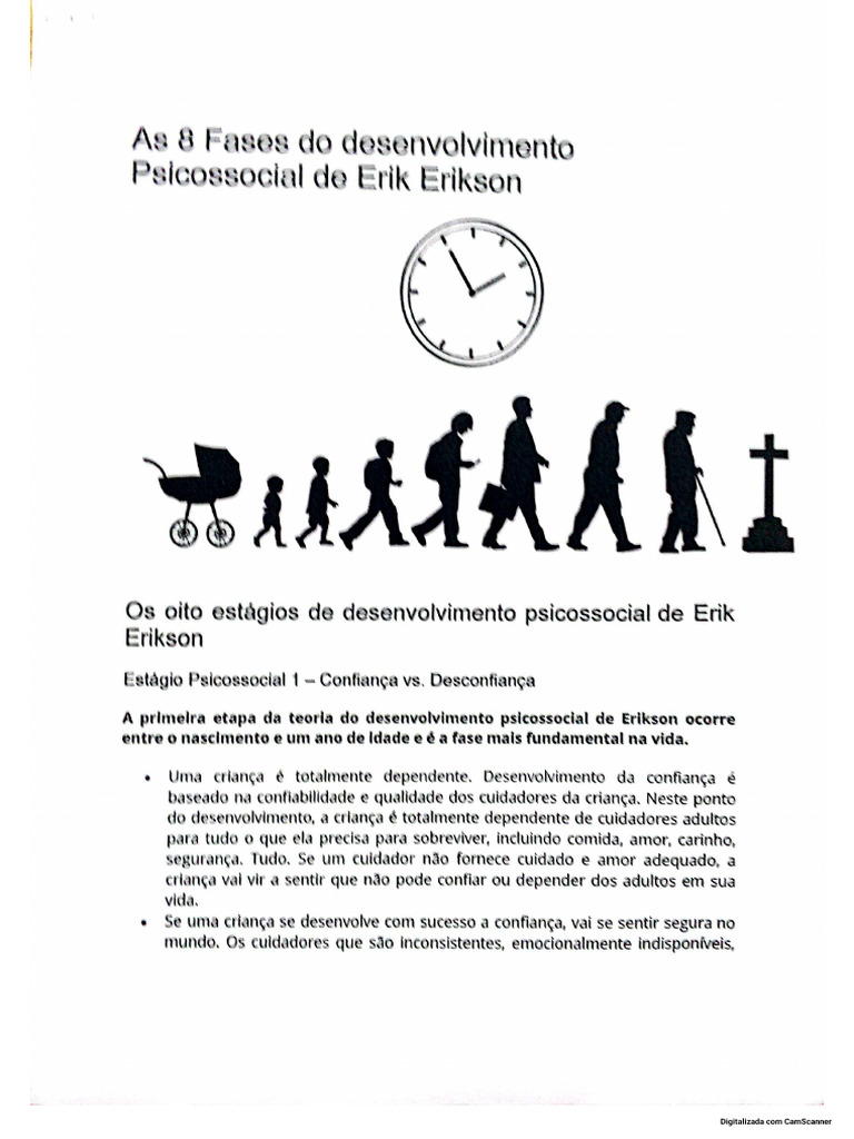 8 Fases Do Desenvolvimento Psicossocial de Erik Erikson | PDF