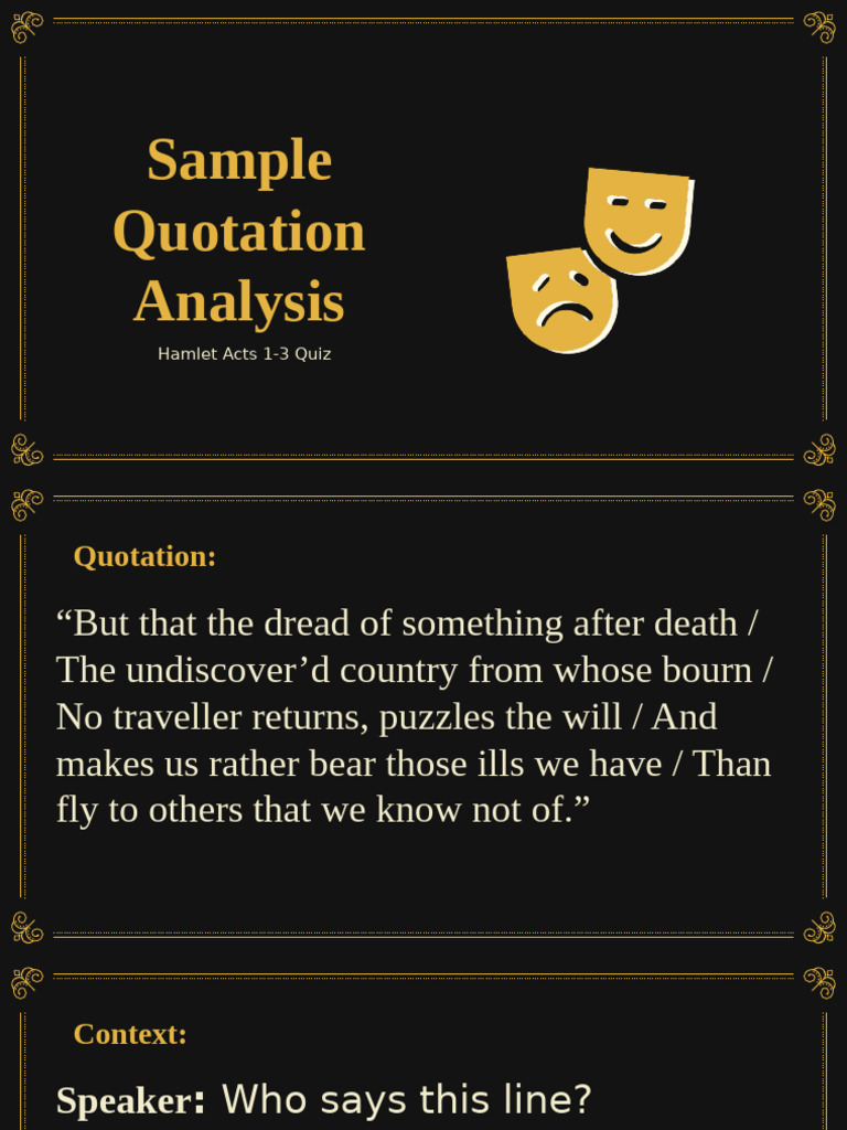 Sample Quote Analysis | PDF