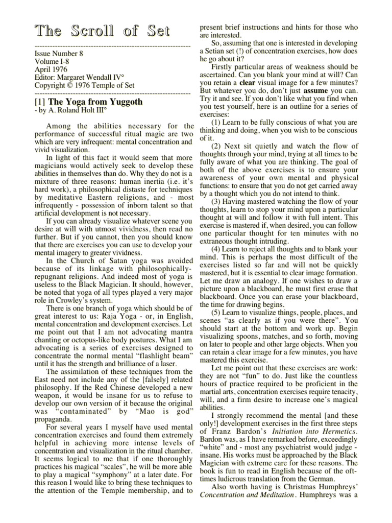 Ss 197604 | PDF | Mind | Yoga