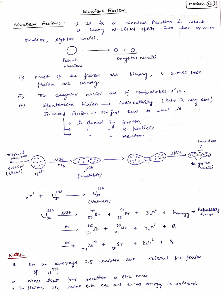 Nuclear Fission & Fusion | PDF