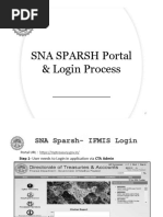SNA-SPARSH Portal Process Overview | PDF