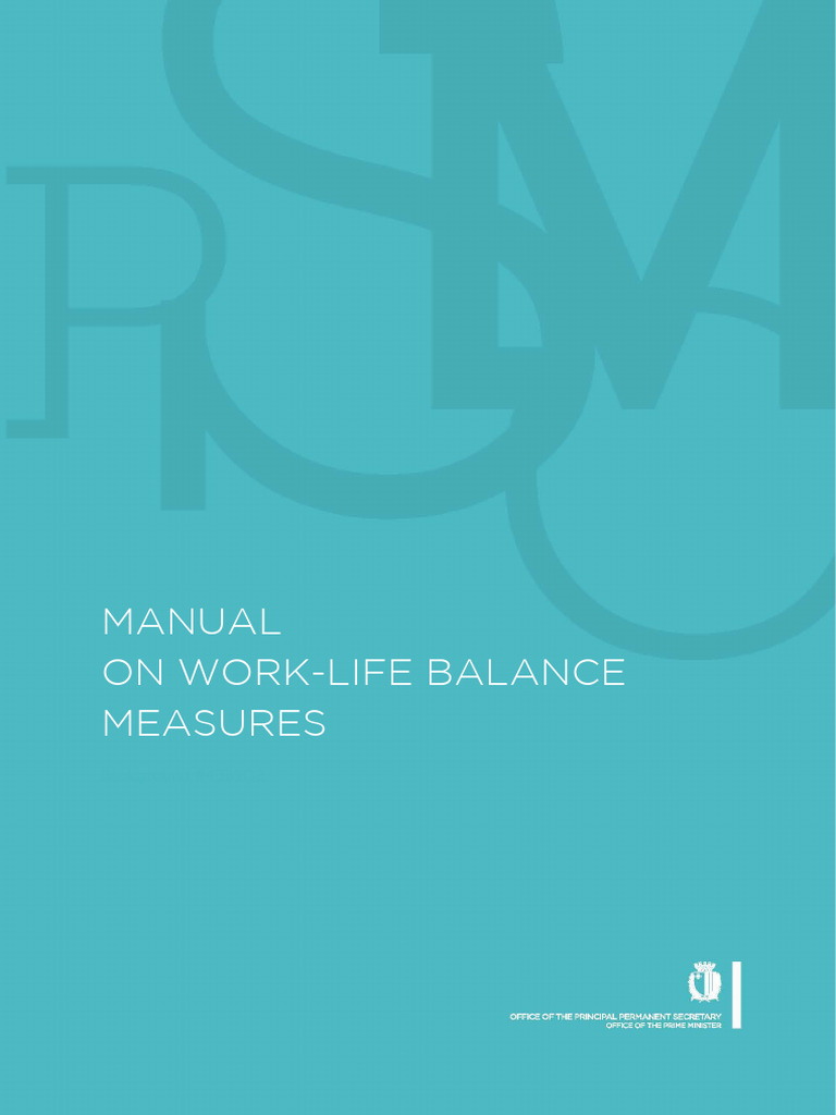 Work-Life Balance Measures Manual | PDF | Parental Leave | Employment