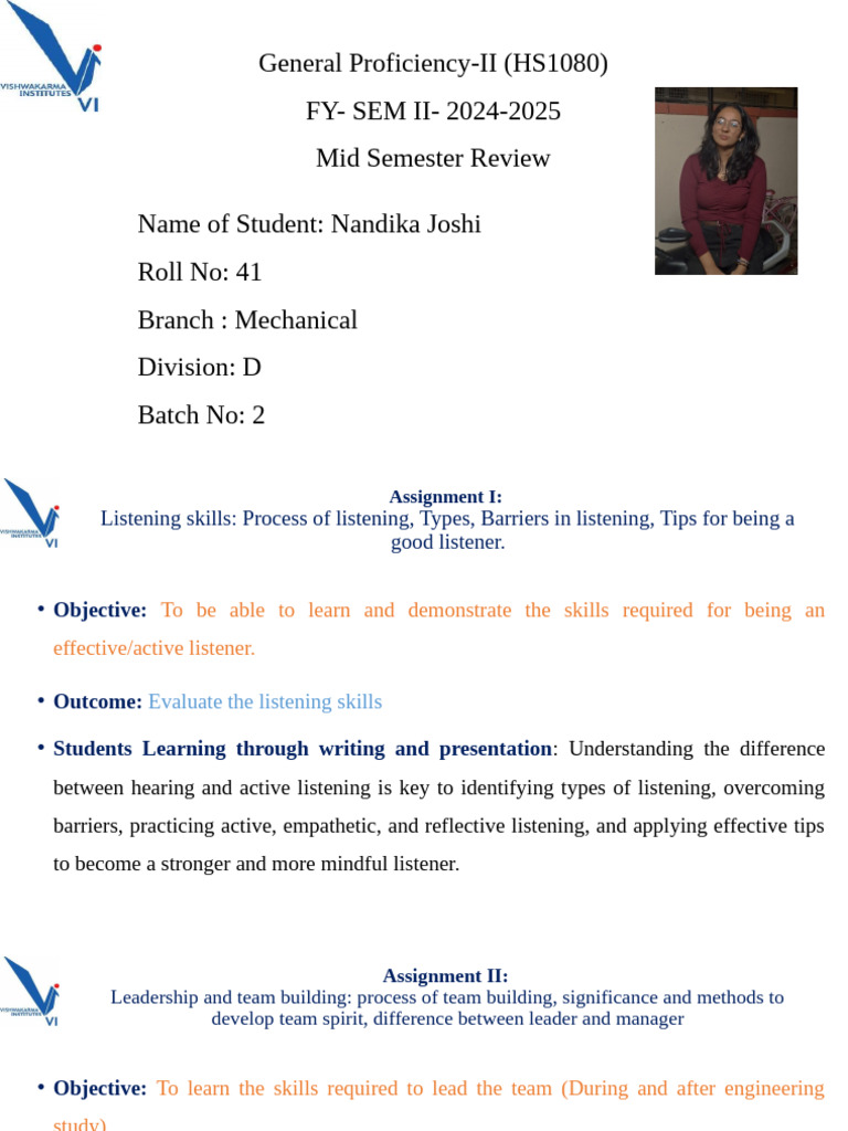 Mid Sem Review Presentation Template - GP-II (Autosaved) | PDF
