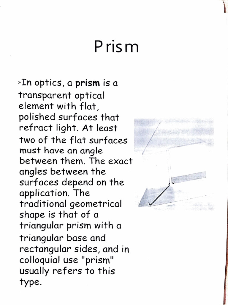 Prisms | PDF