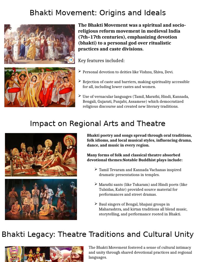 Bhakti Movement's Influence on Indian Arts | PDF | Bhakti | Bhakti Movement