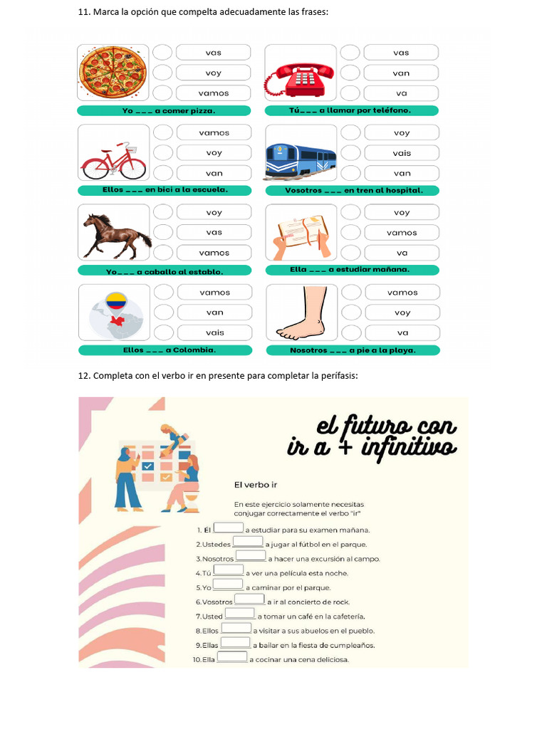 Prova Ir A Infinitivo | PDF