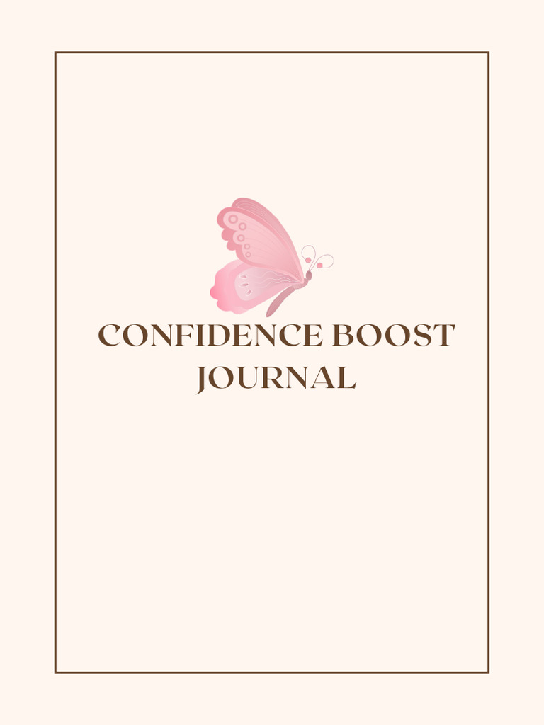 Confidence Boost Journal Checklist | PDF | Thought | Body Language