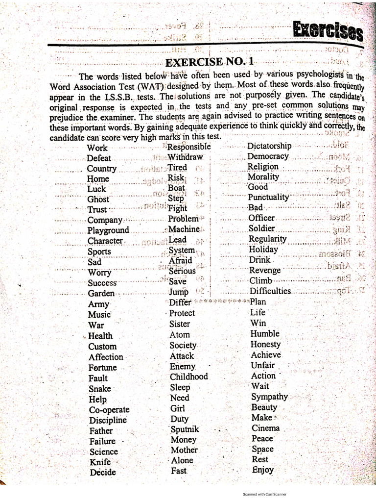 Issb Wat Sets Practice by Dbissb | PDF