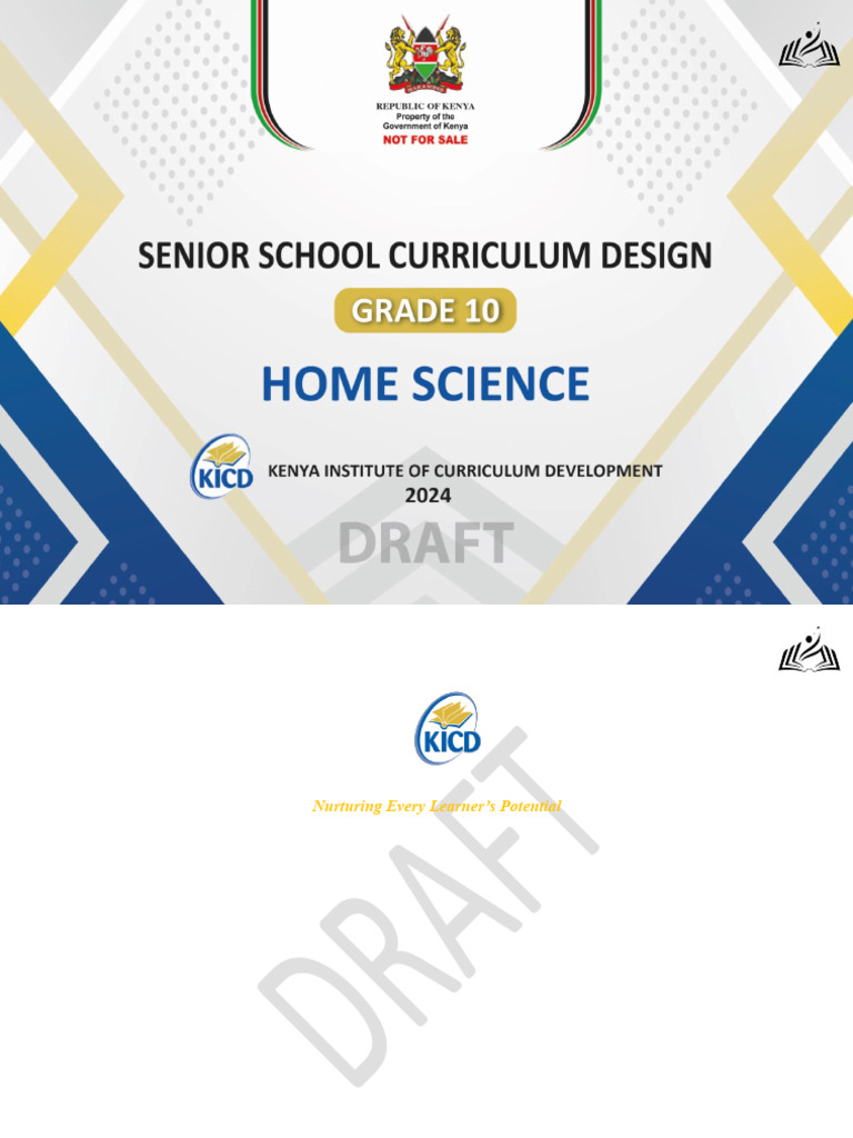 Grade 10 Home Science Curriculum Guide | PDF | Learning | Nutrients