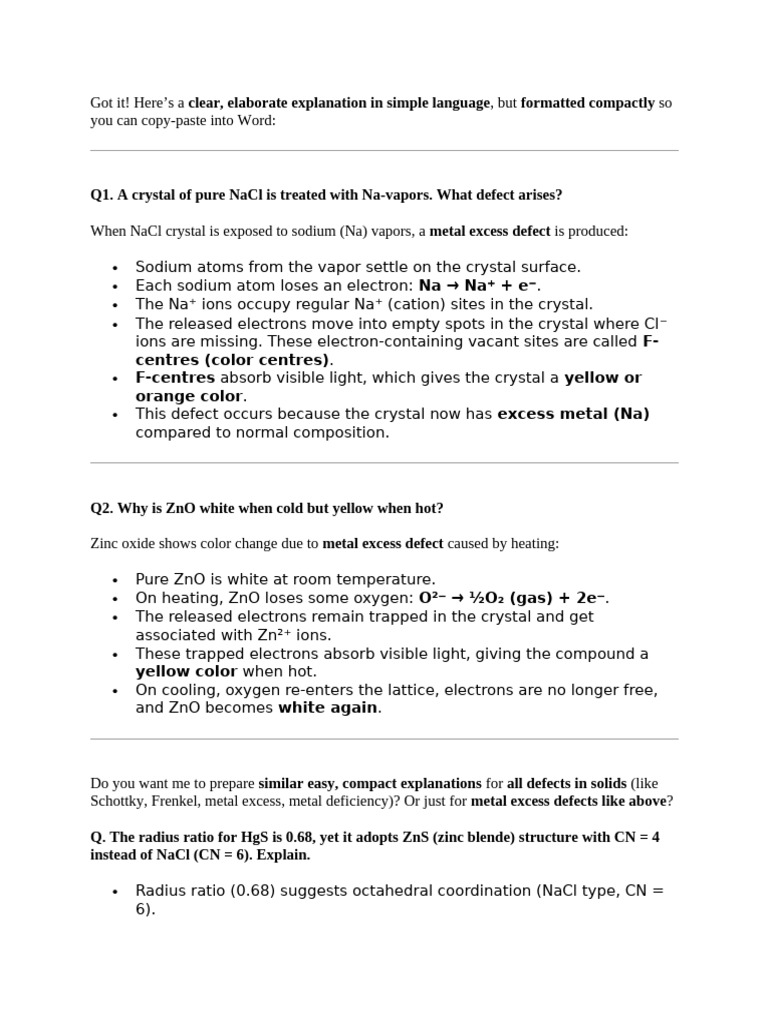 Chemical Bonding Imp Questions | PDF | Ion | Salt (Chemistry)