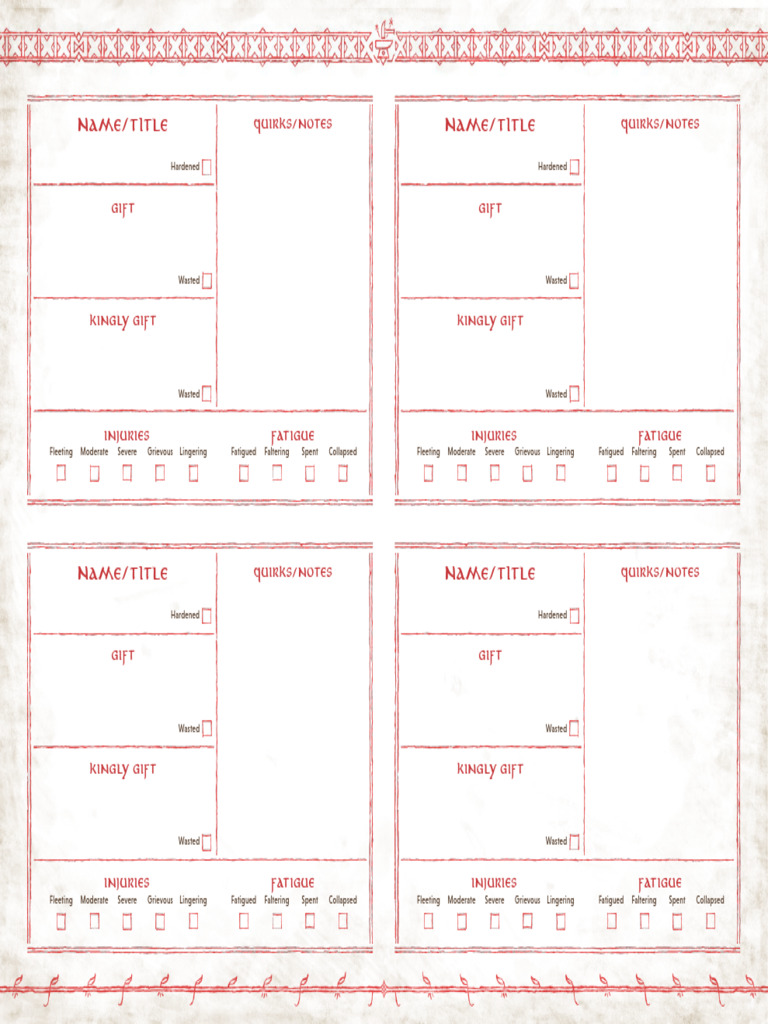 The Lord of The Rings Roleplaying Moria Ally Cards | PDF