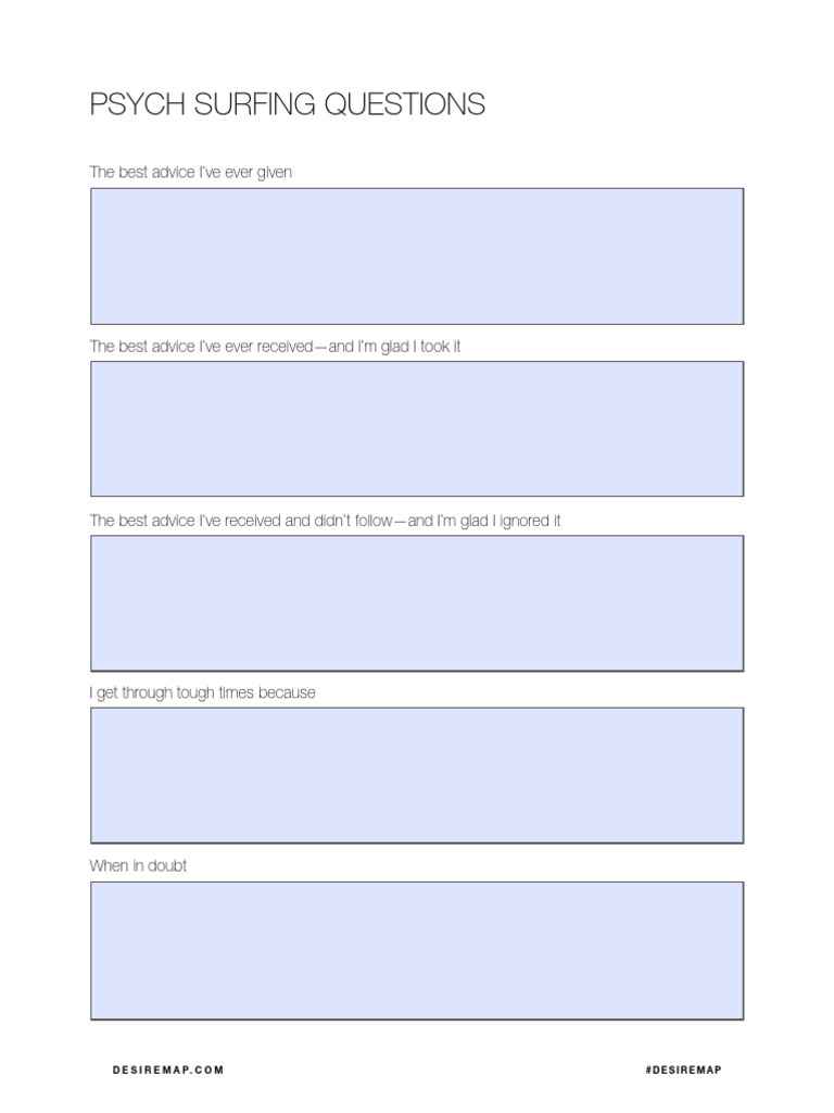 Psych Surfing Reflection Questions | PDF