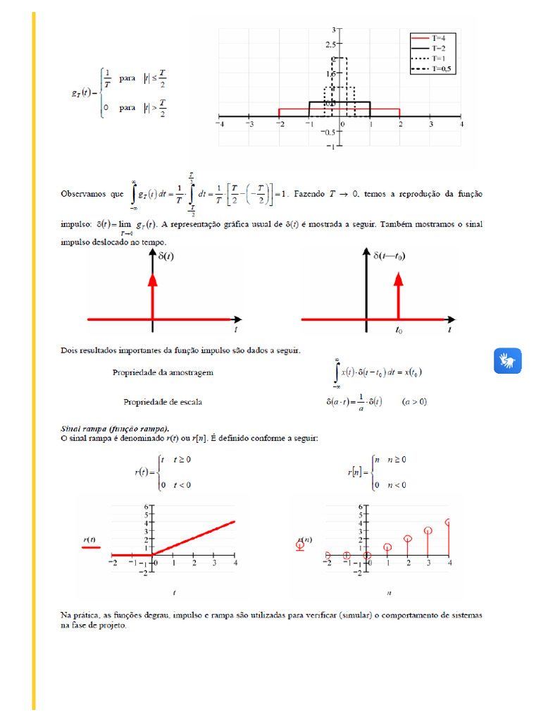 Curso - 024701 - Sinais e Sistemas Lineares - 2025 - 2 - Bacharelado em Engenharia Elétrica ...