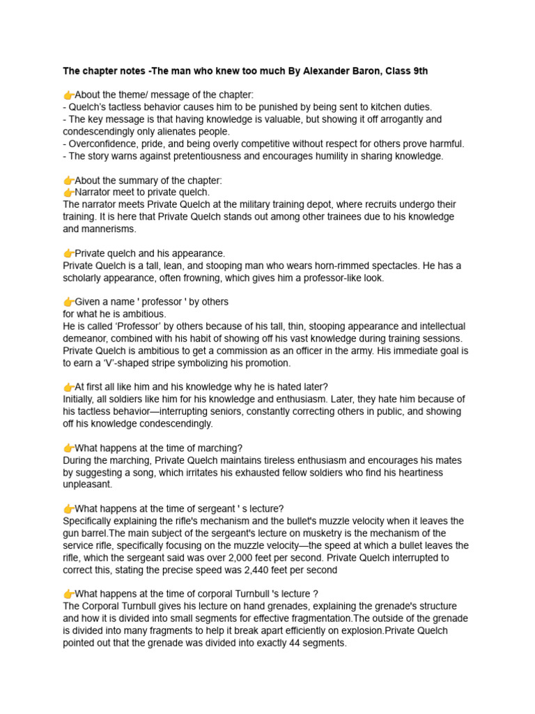 Quelch's Arrogance in Military Training | PDF | Projectiles | Firearms