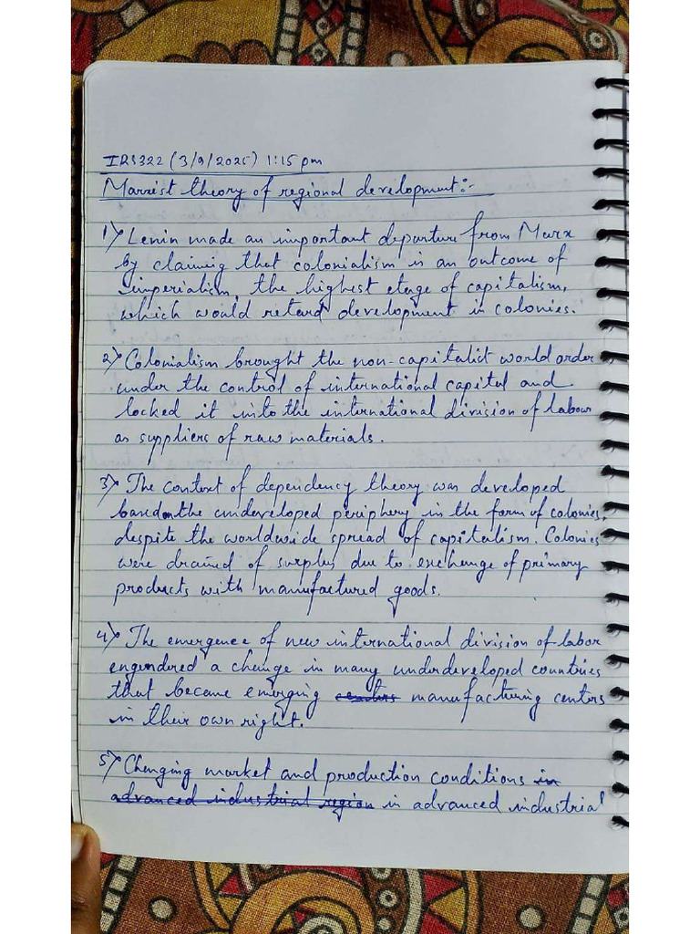 Marxist Theory of Regional Development | PDF