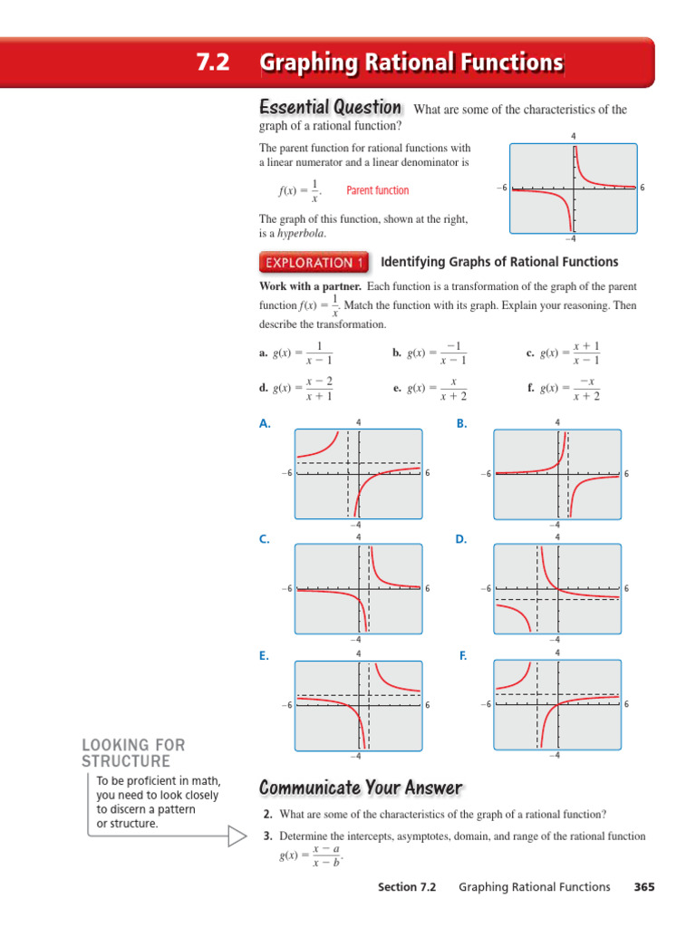 Graphing Rational Functions | PDF | Asymptote | Function (Mathematics)