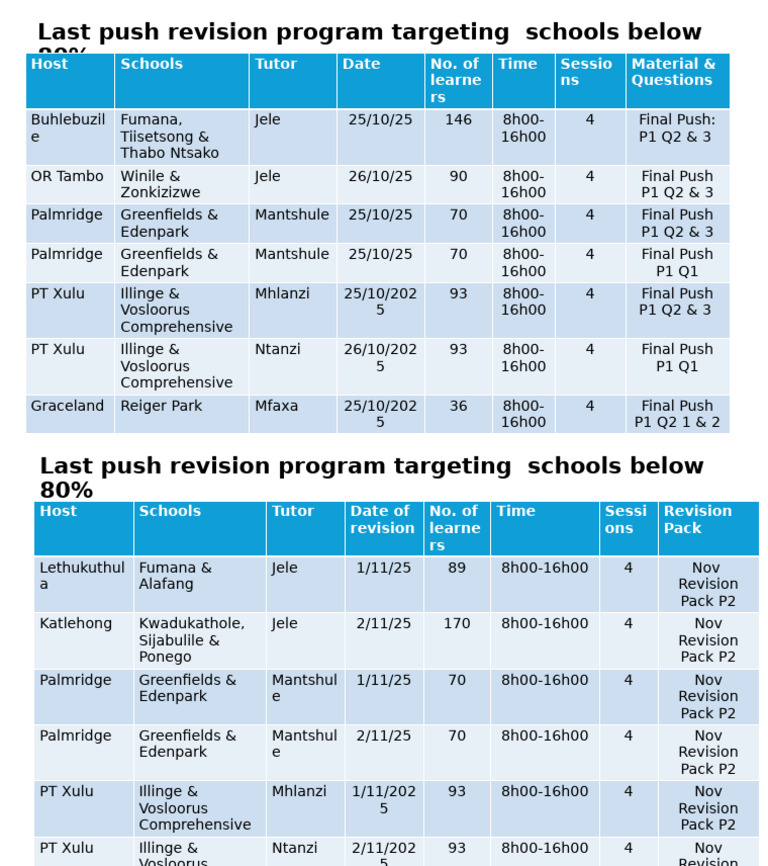 Term 4 Accounting Last Push Program Grade 12 | PDF