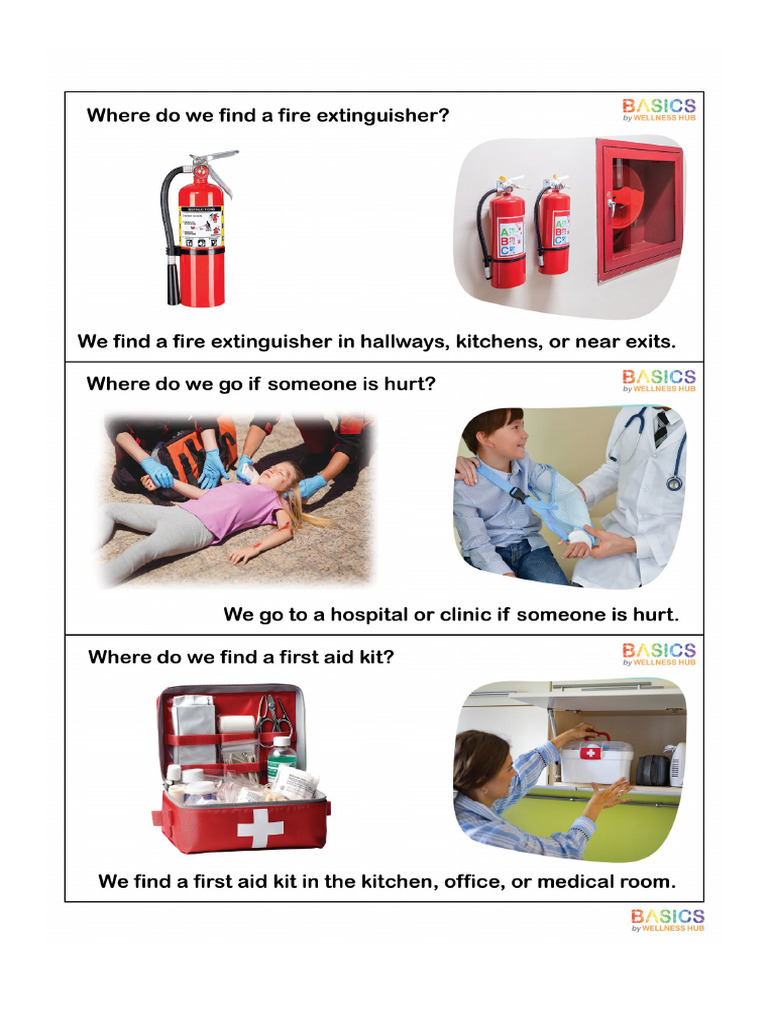 Where Do We Go - WH Questions - Emergency & Safety (Free Printable PDF ...