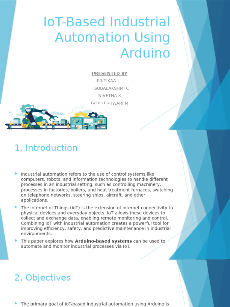 Iot Basedindustrialautomationusingarduino 250219130513 8ed538fd | PDF ...
