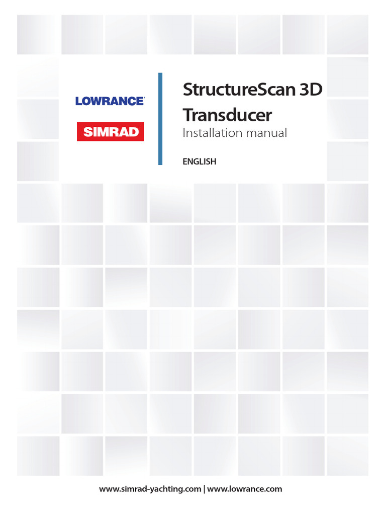 StructureScan 3D Transducer Mounting Guide | PDF | Equipment