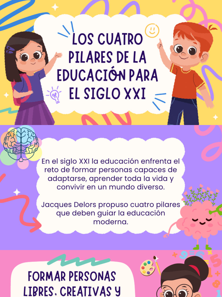 Los Cuatro Pilares de La Educación para El Siglo XXI | PDF
