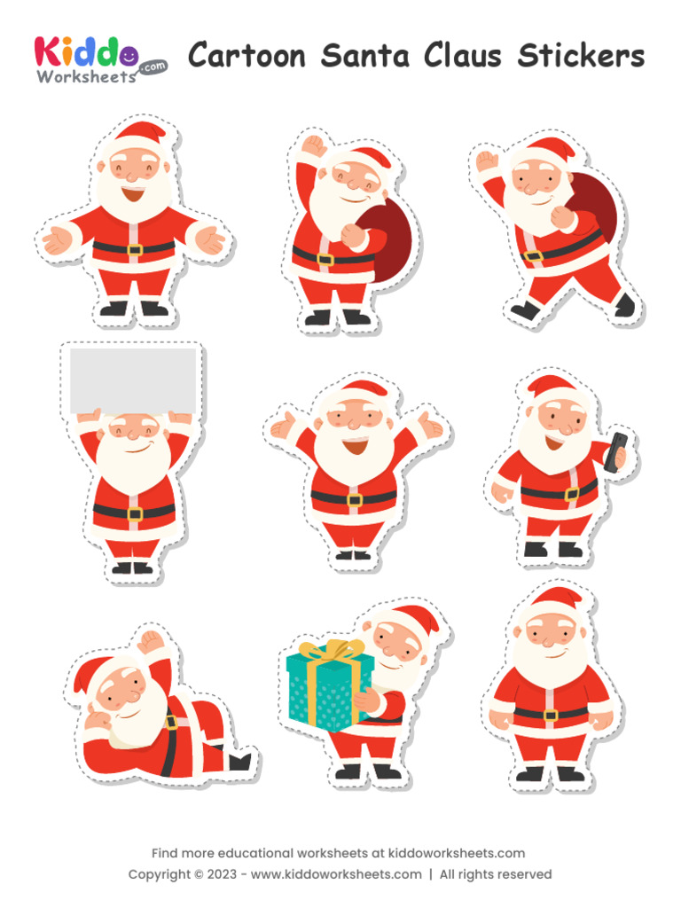 Santa Claus Stickers | PDF