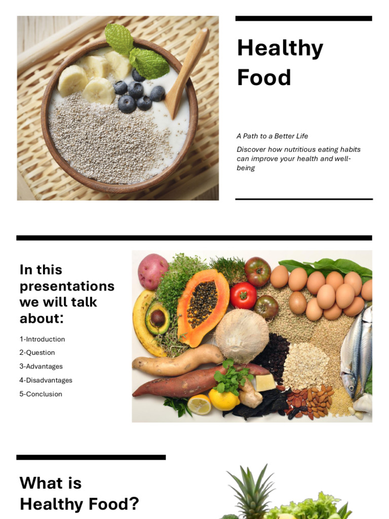 Benefits of Healthy Eating Explained | PDF