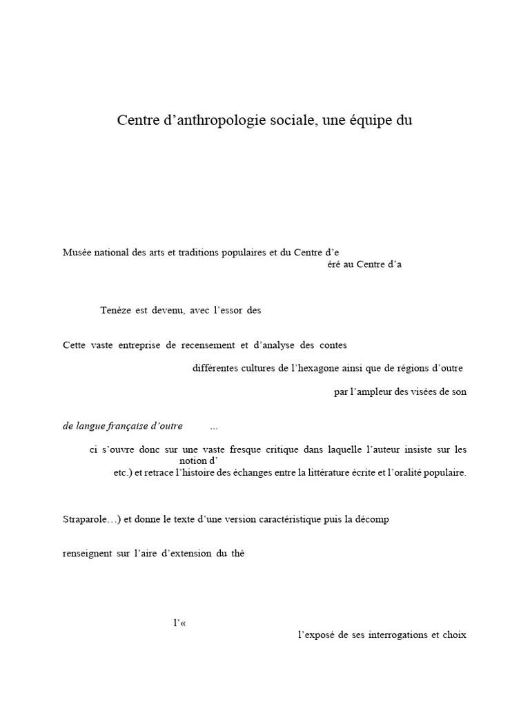 Catalogue des contes populaires français | PDF | Folklore | Tradition orale