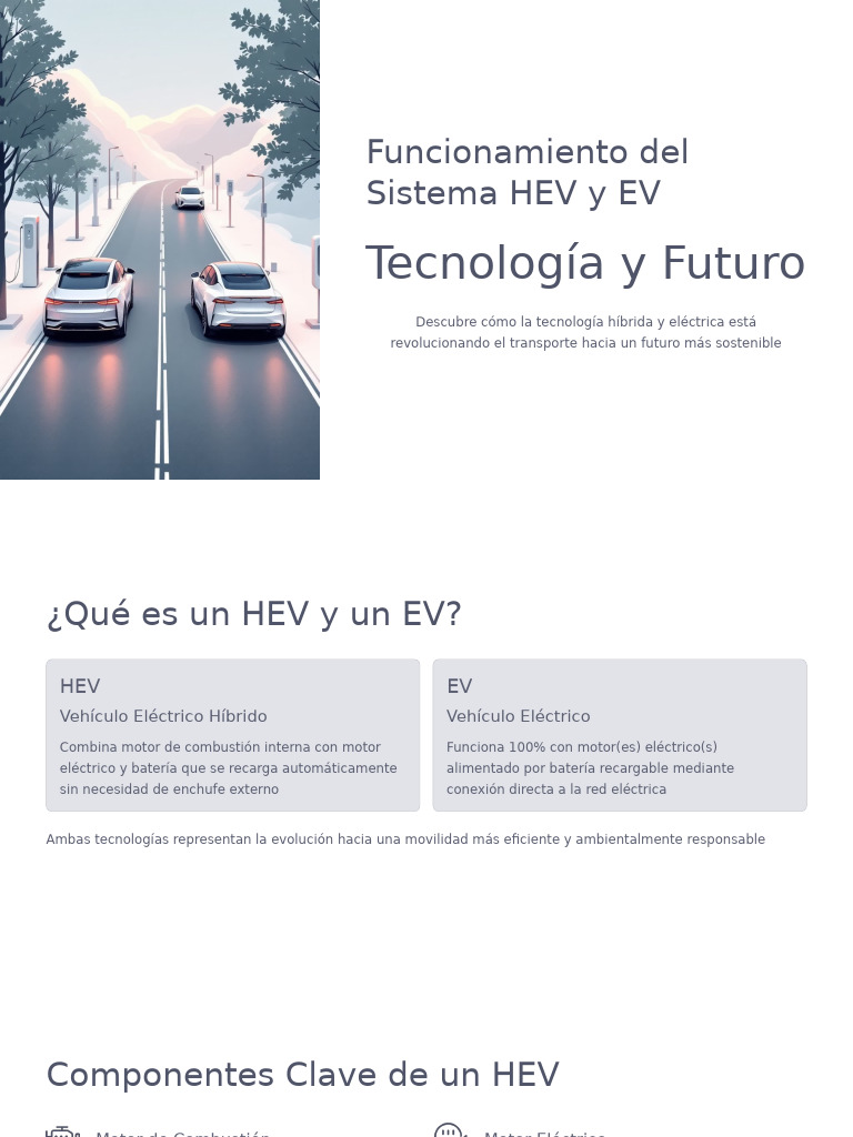 Perla Zelaya Funcionamiento Del Sistema Hev Y Ev Pdf Vehículo