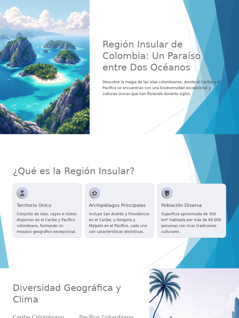 Region Insular de Colombia Un Paraiso Entre Dos Oceanos | PDF | Isla ...