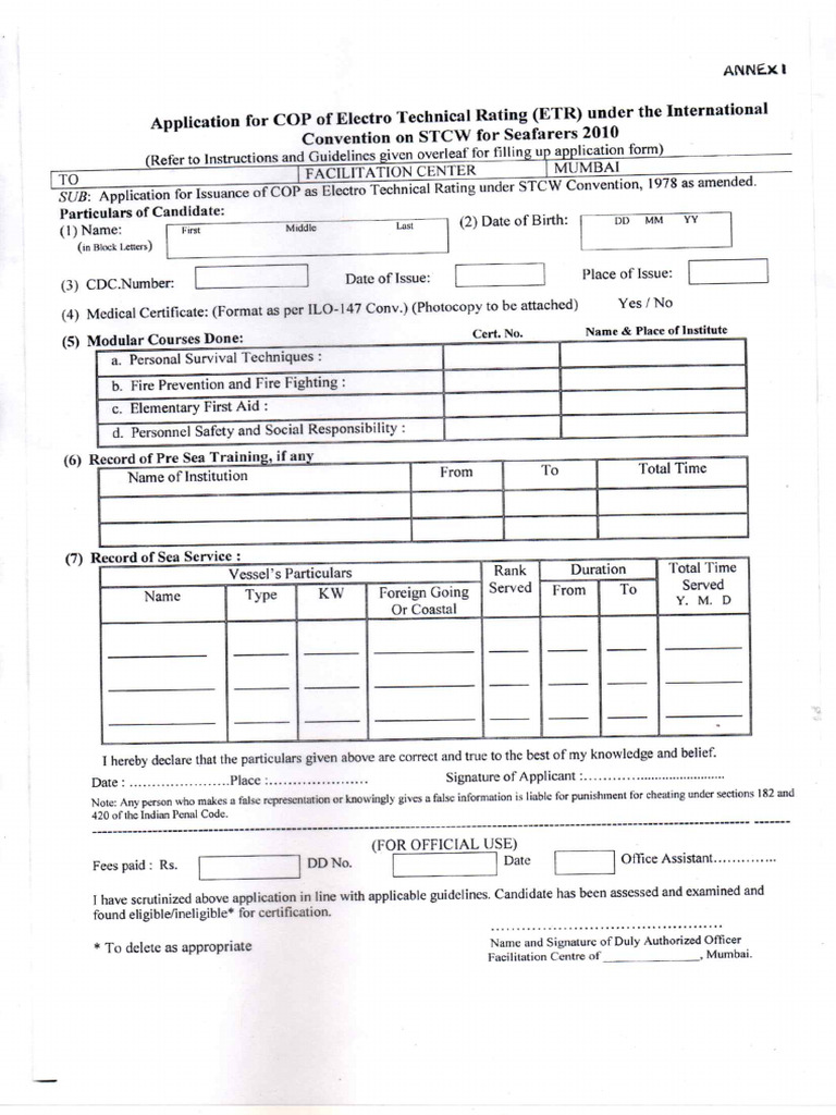 Etr - Check List | PDF