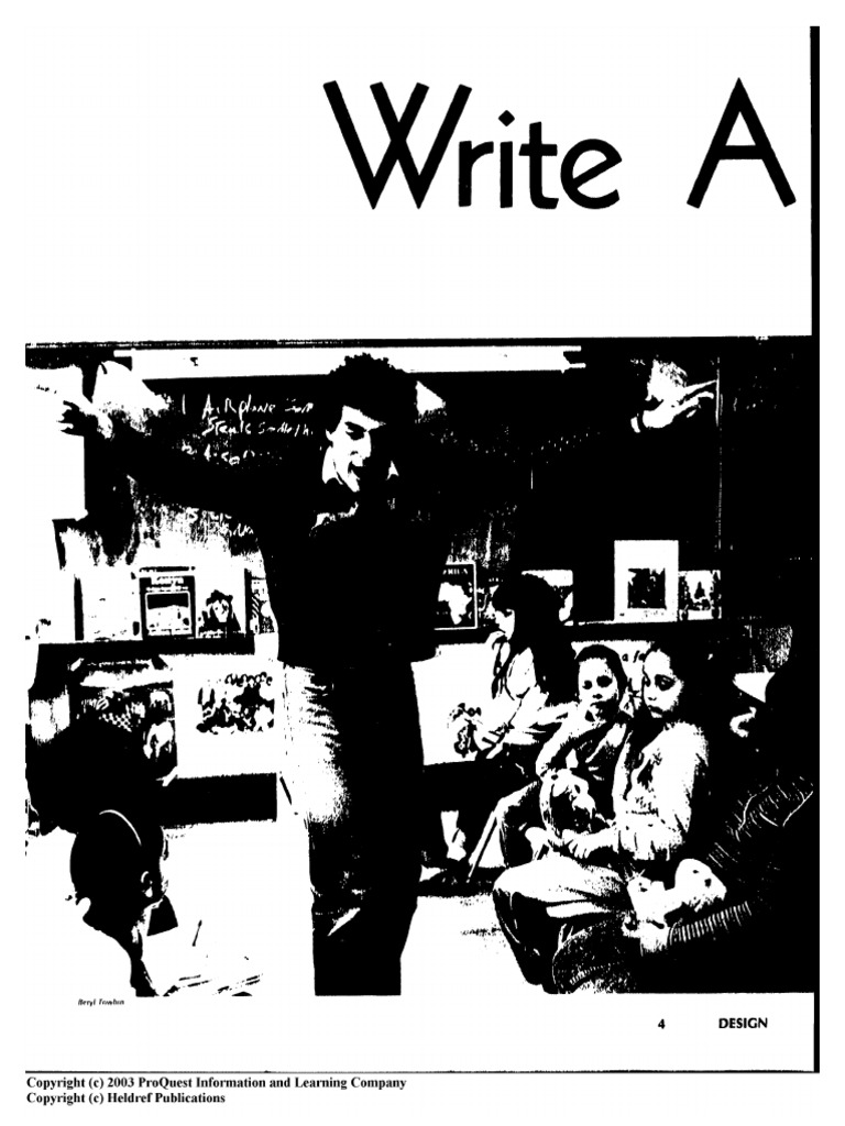 Write a Play: Arts Education Guide | PDF