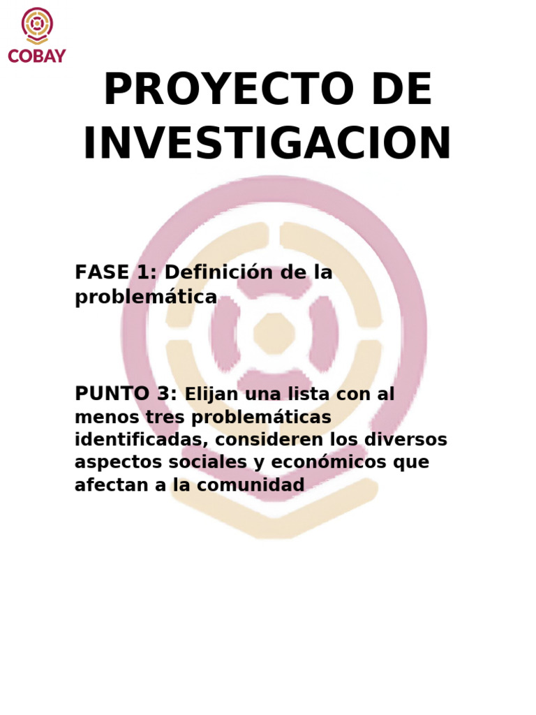 Proyecto de Investigacion | PDF