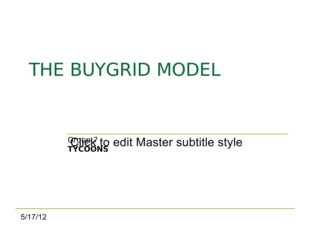 The Buygrid Model | PDF | Decision Making | Supply Chain