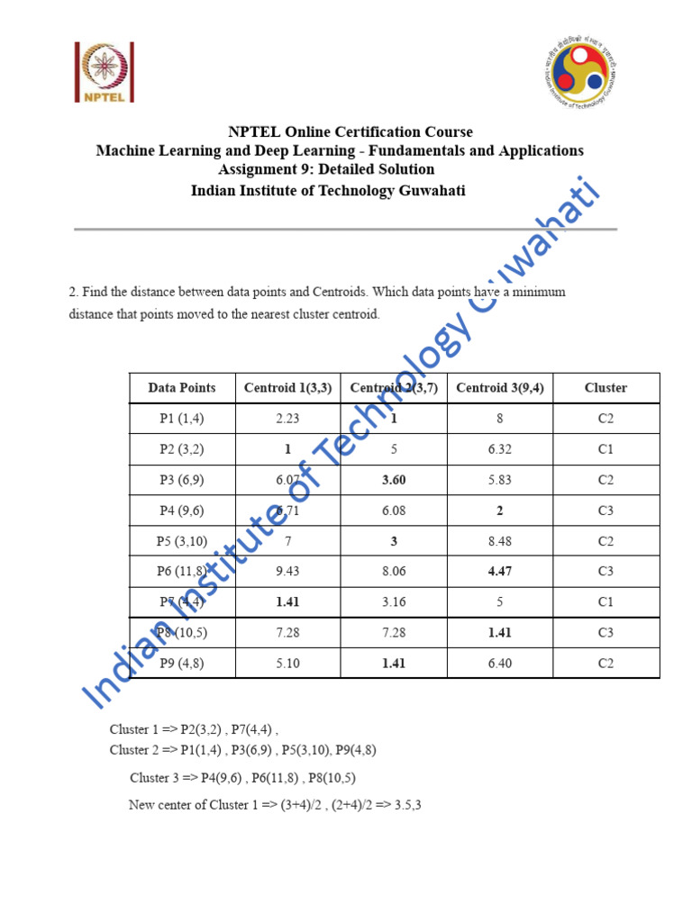 Assignment-9 - NOC25 EE181 | PDF | Algorithms | Linear Algebra