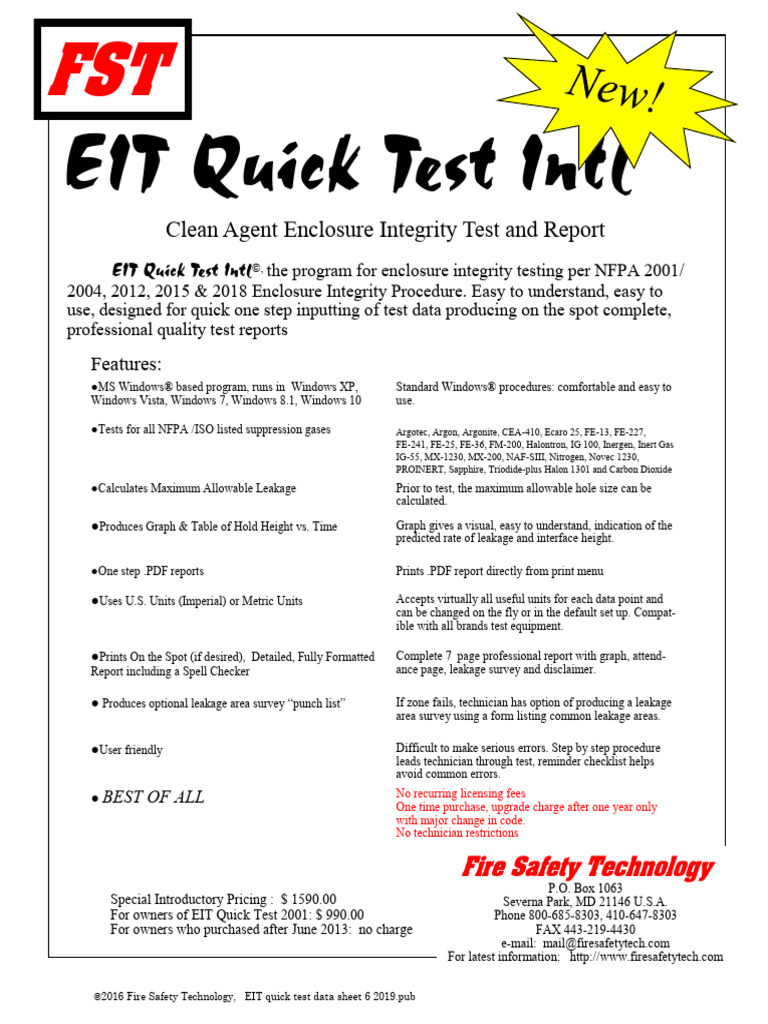 Clean Agent Integrity Test Software | PDF | Microsoft Windows | Computing