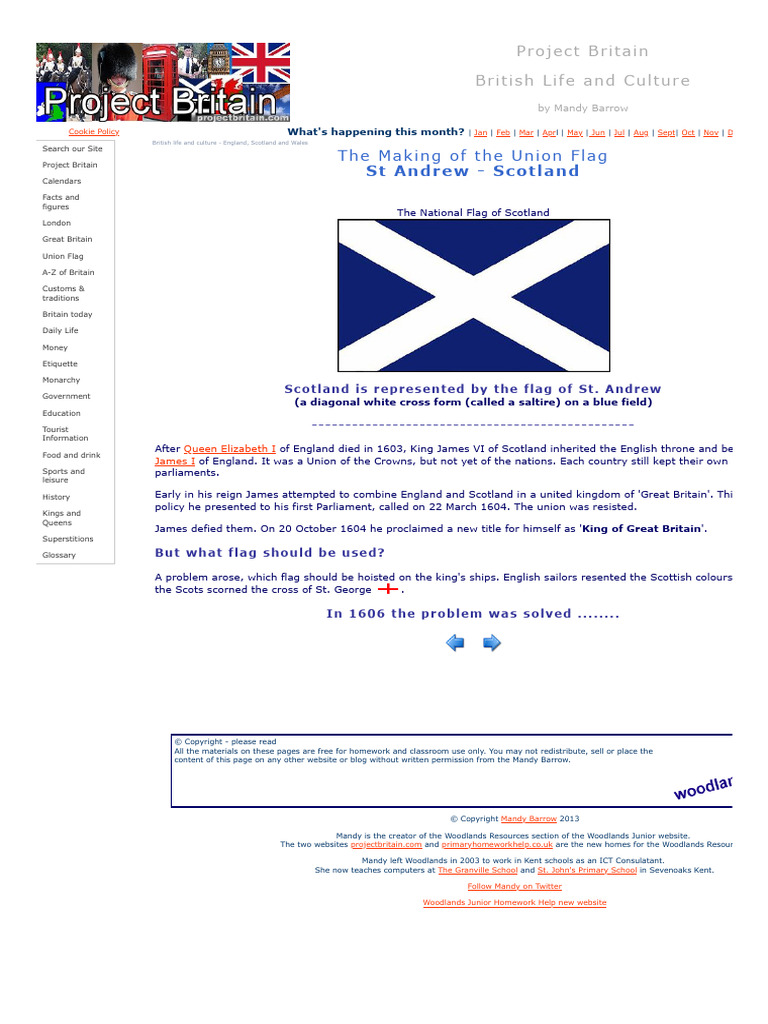 Origin of the Union Jack Explained | PDF | United Kingdom | Symbols