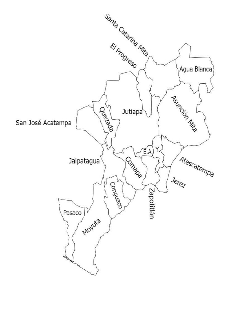 Mapa Jutiapa | PDF