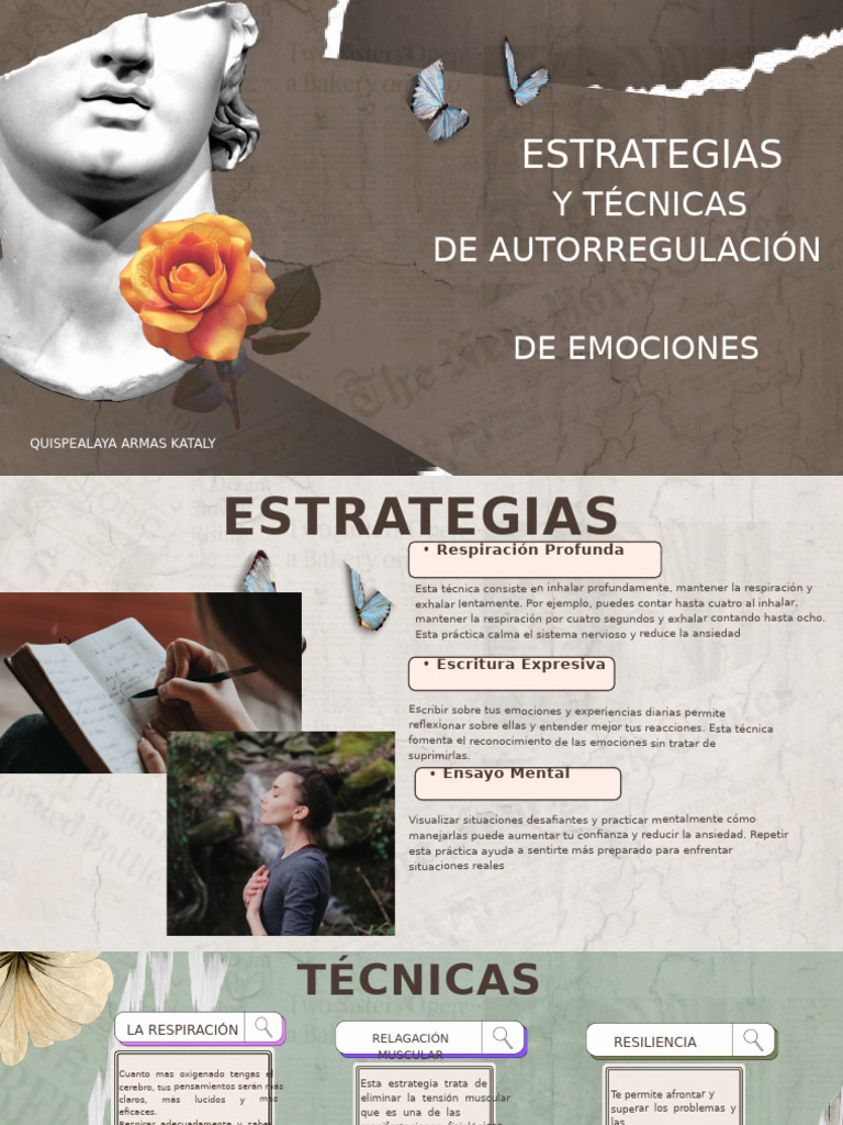 Estrategias de Autorregulación Emocional | PDF | Las emociones | Ansiedad