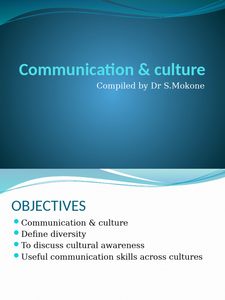 Communication & Culture | PDF | Communication | Nonverbal Communication