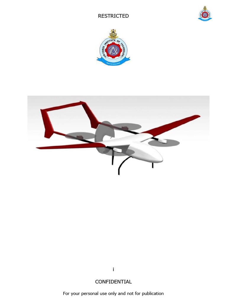 Hybrid UAV for Medical Supply Delivery | PDF | Flap (Aeronautics) | Airfoil