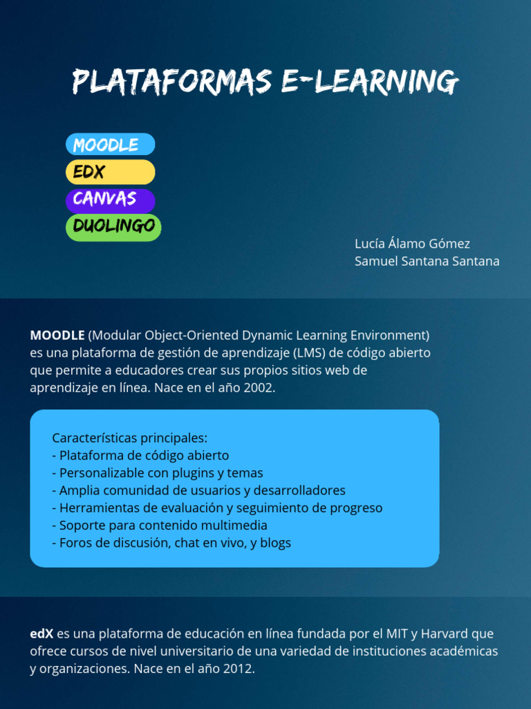 Plataformas E-Learning - Compressed | PDF | Moodle | Informática