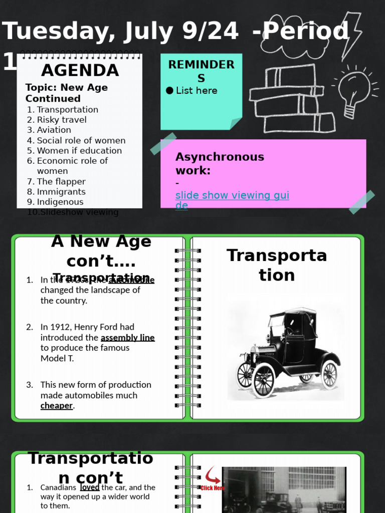 CHC2D- Week 2-Tues. July 9th Slide Deck -Summer School- Pilgrim | PDF