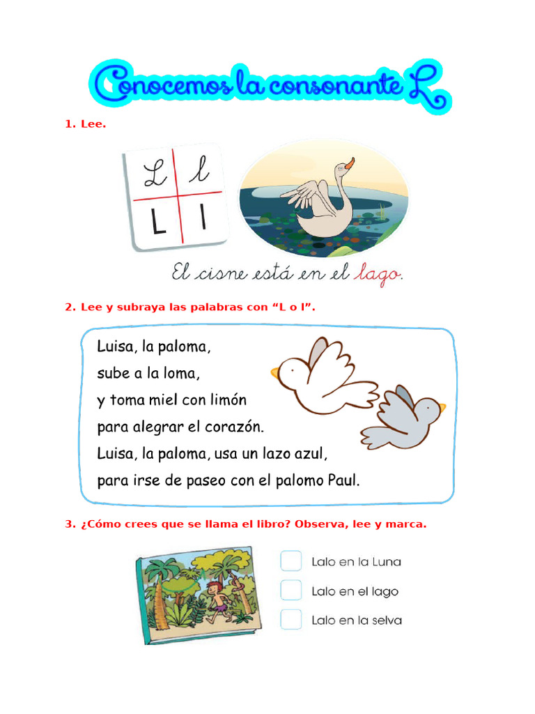 Consonante L | PDF