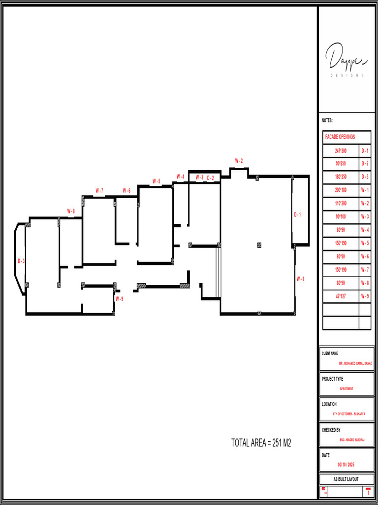 As Built + Dimensions Layout | PDF