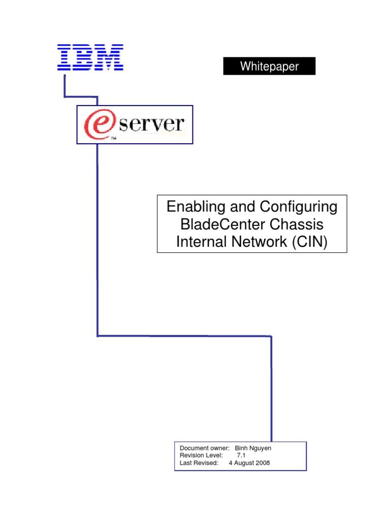 Huong Dan Cau Hinh Network (CIN) - IBM Blade Center | PDF | Ip Address ...