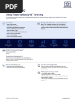 Altéa Inventory-DCS Course Overview | PDF | Airlines | Aviation