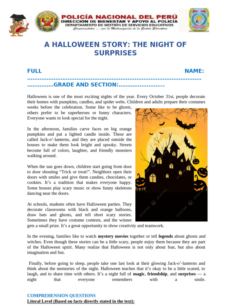 A Halloween Story Semana 01 | PDF | Halloween
