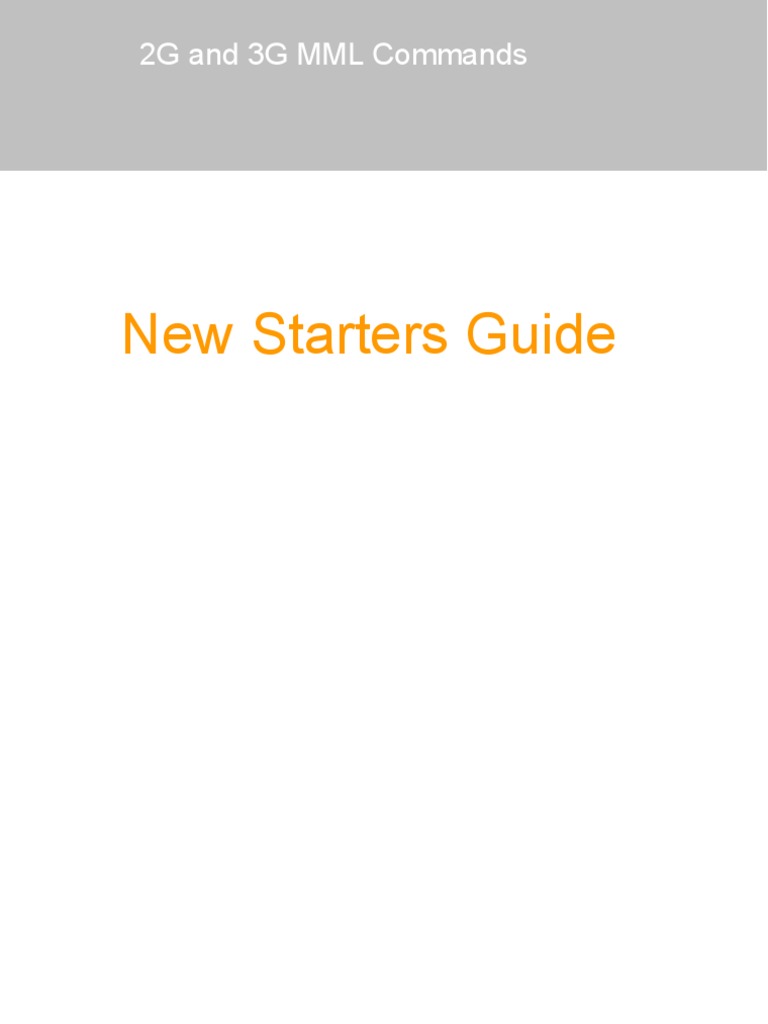 2G 3G MML Commands | PDF