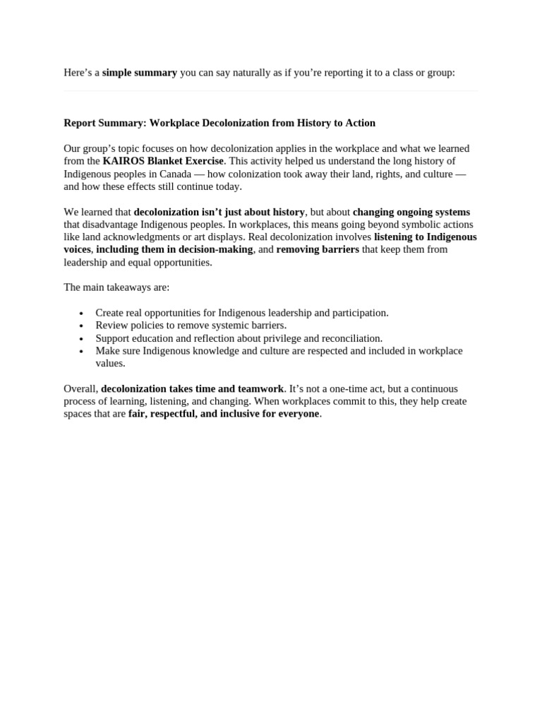 Summary Reflection Paper | PDF